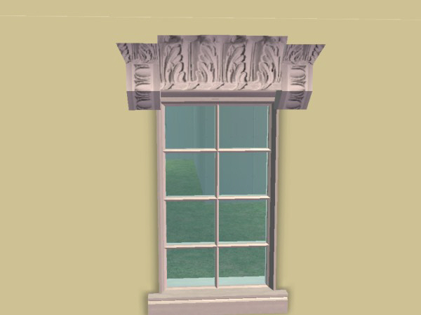 Mod The Sims - Ornamenta - Classical lintels (3 new meshes)