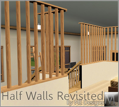 Mod The Sims - Half Walls Revisited