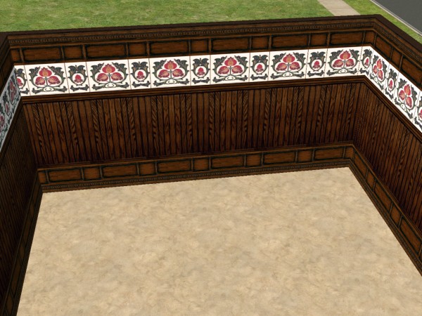 Mod The Sims - Sunset Nouveau Walls