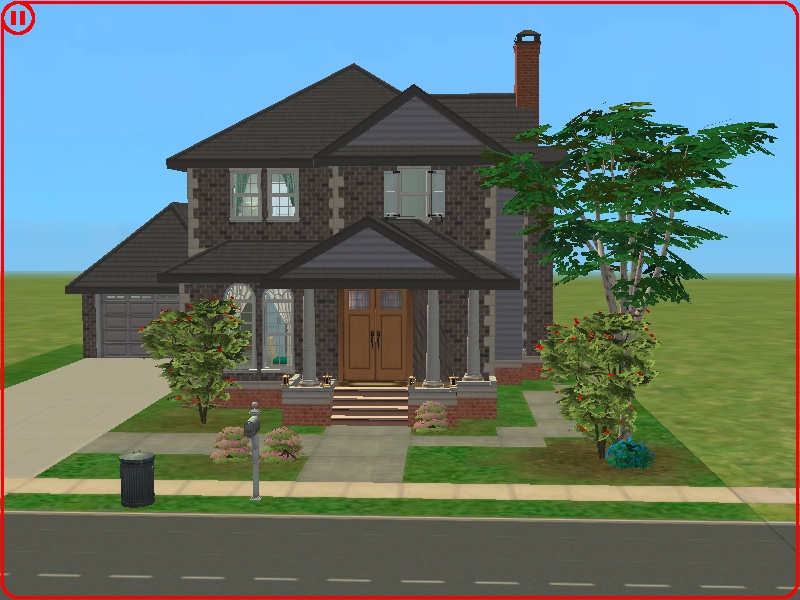 Mod The Sims - 6 Pima Place: $118k, 3BR+3BA, colonial home on a narrow ...