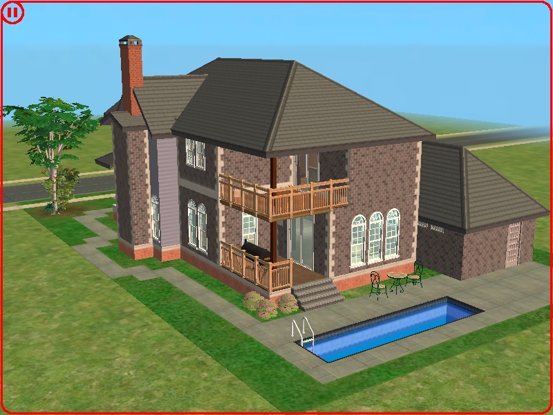 Mod The Sims - 6 Pima Place: $118k, 3BR+3BA, colonial home on a narrow ...