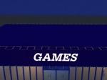 Mod The Sims - Arcade Games Sign - "Games" White Neon "Games" Sign