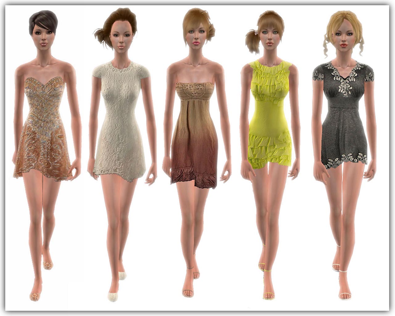Mod The Sims - More Dresses!