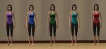 Mod The Sims - Ladies Ribbed Leotards