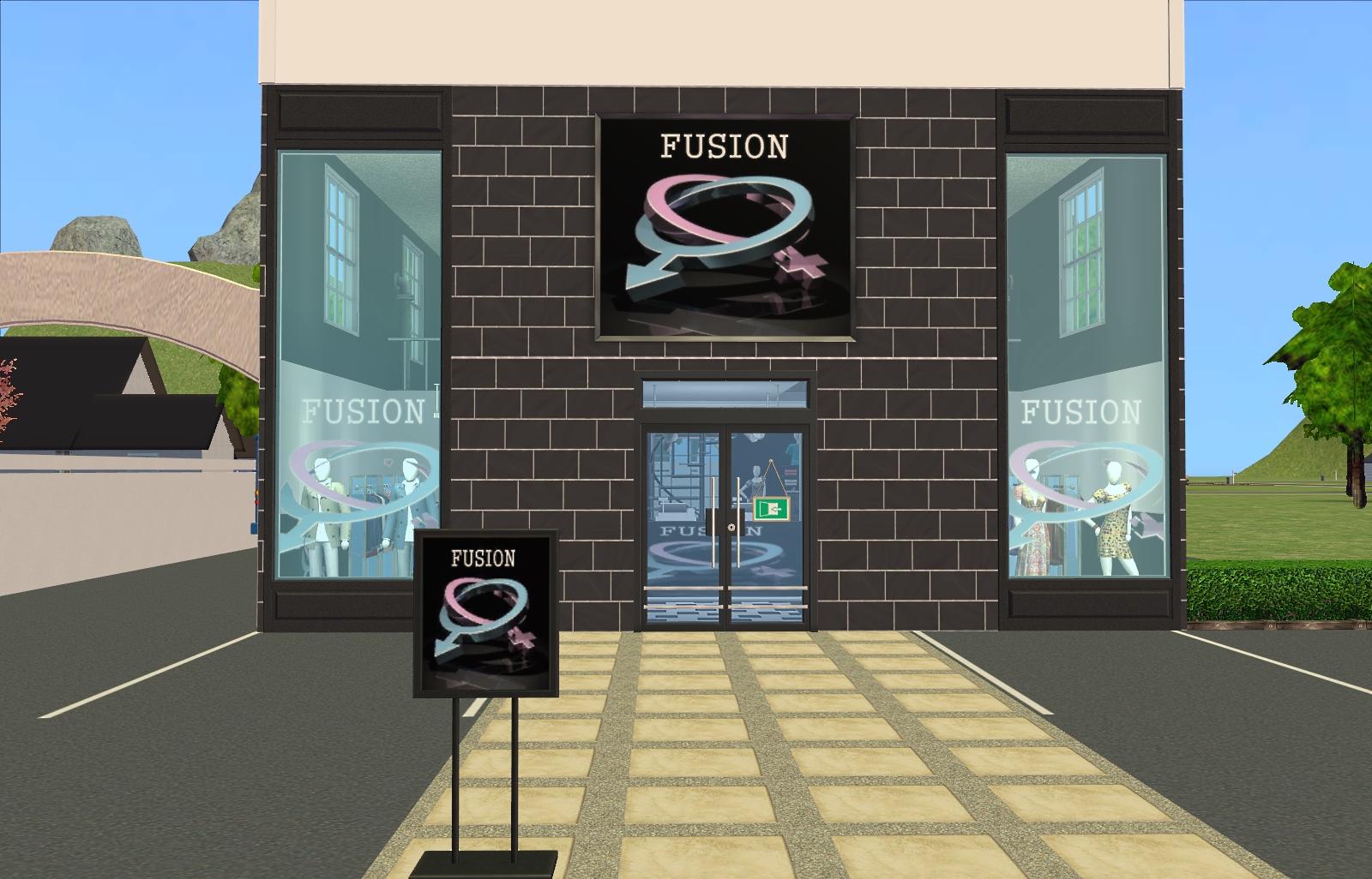 Mod The Sims - Fusion Shop Signage