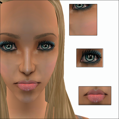 Mod The Sims - Soft Colors Makeup Pack