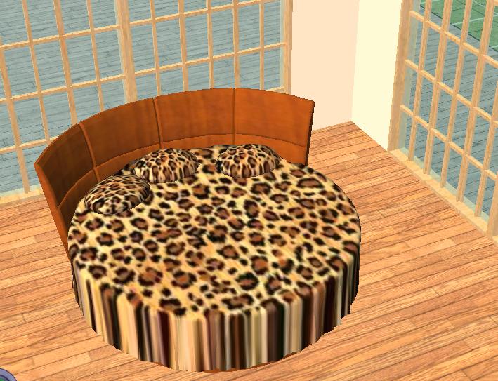 Mod The Sims - Recolour of roundbeds (EDIT: black version added!)