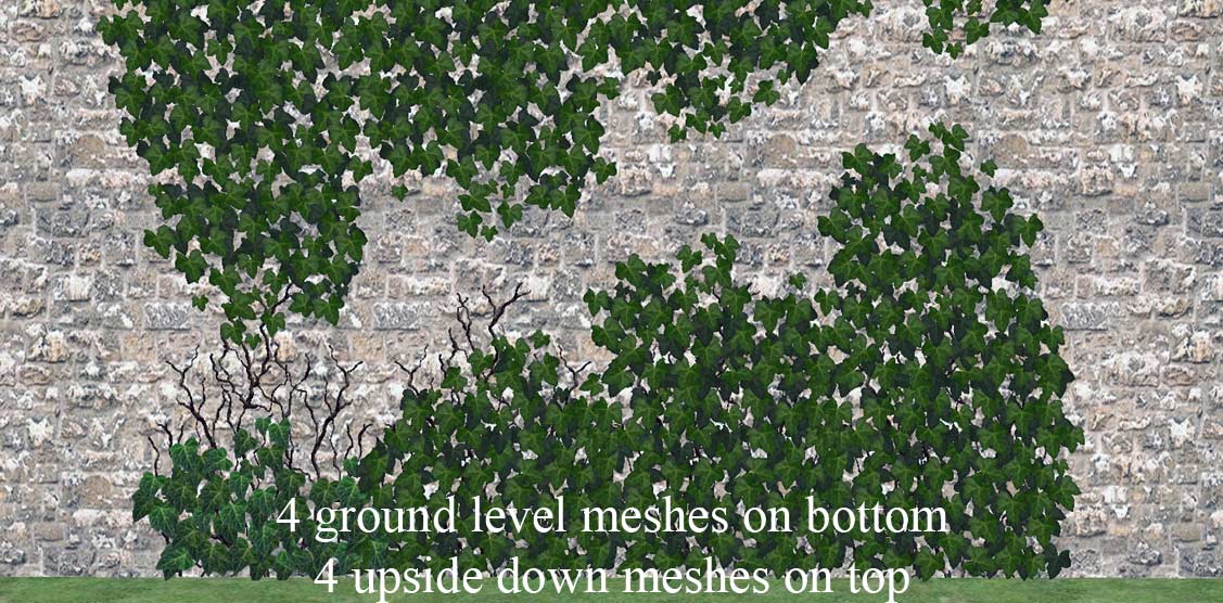 Mod The Sims - Creeping Ivy (TS3>TS2 Conversion)