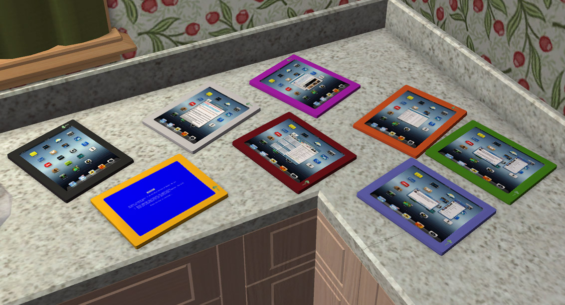 Mod The Sims - iSim Tablet ~ Deco Versions