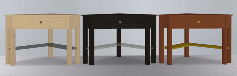 Mod The Sims - In The Corner ~ Tables for Corners