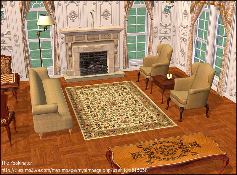 Mod The Sims - 4 Expandable Traditional Style Rugs
