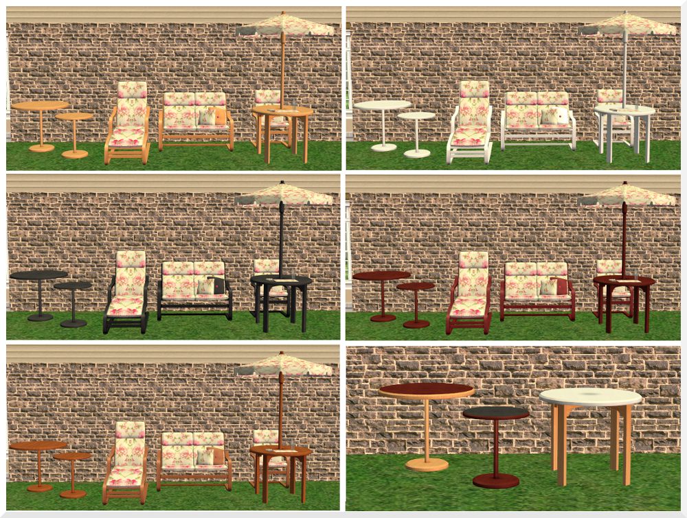 Mod The Sims - Patio and Garden Set: A mixed bag of stuff for the ...