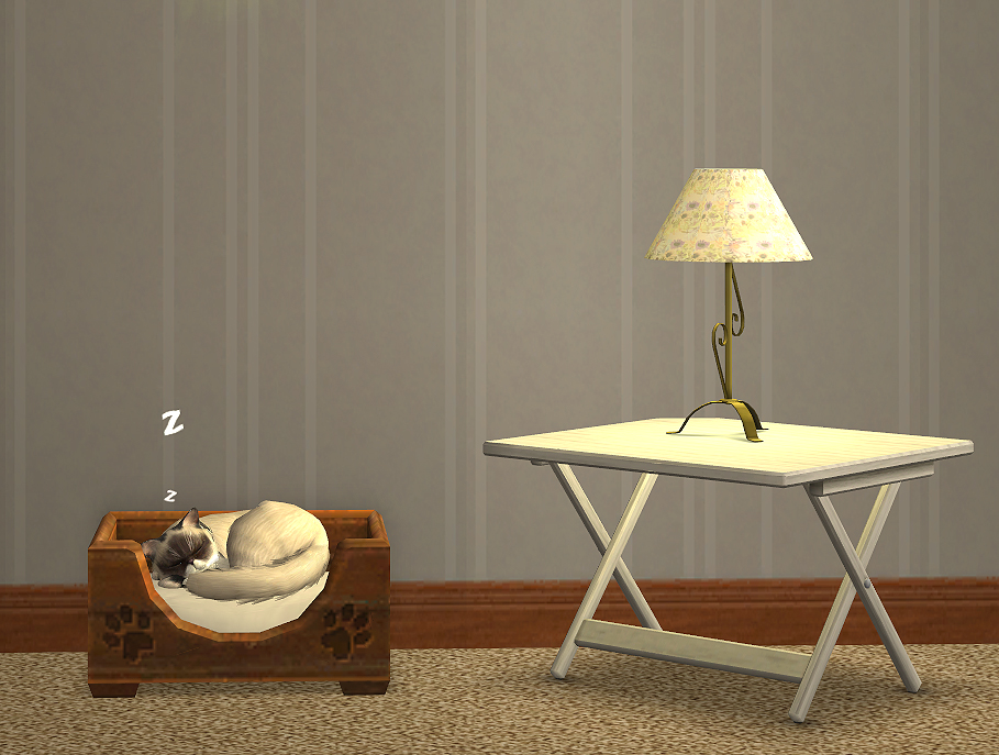 Mod The Sims - Comfy Crate: 1 Tile Pet Bed