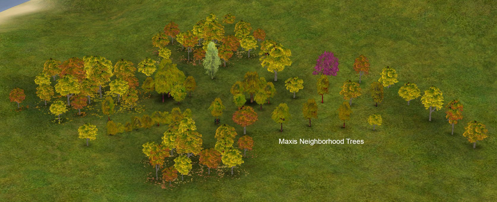 Mod The Sims - Neighbhorhood Tree Default Replacements
