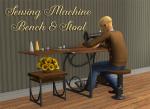 Mod The Sims - Sewing Machine Bench and Stool