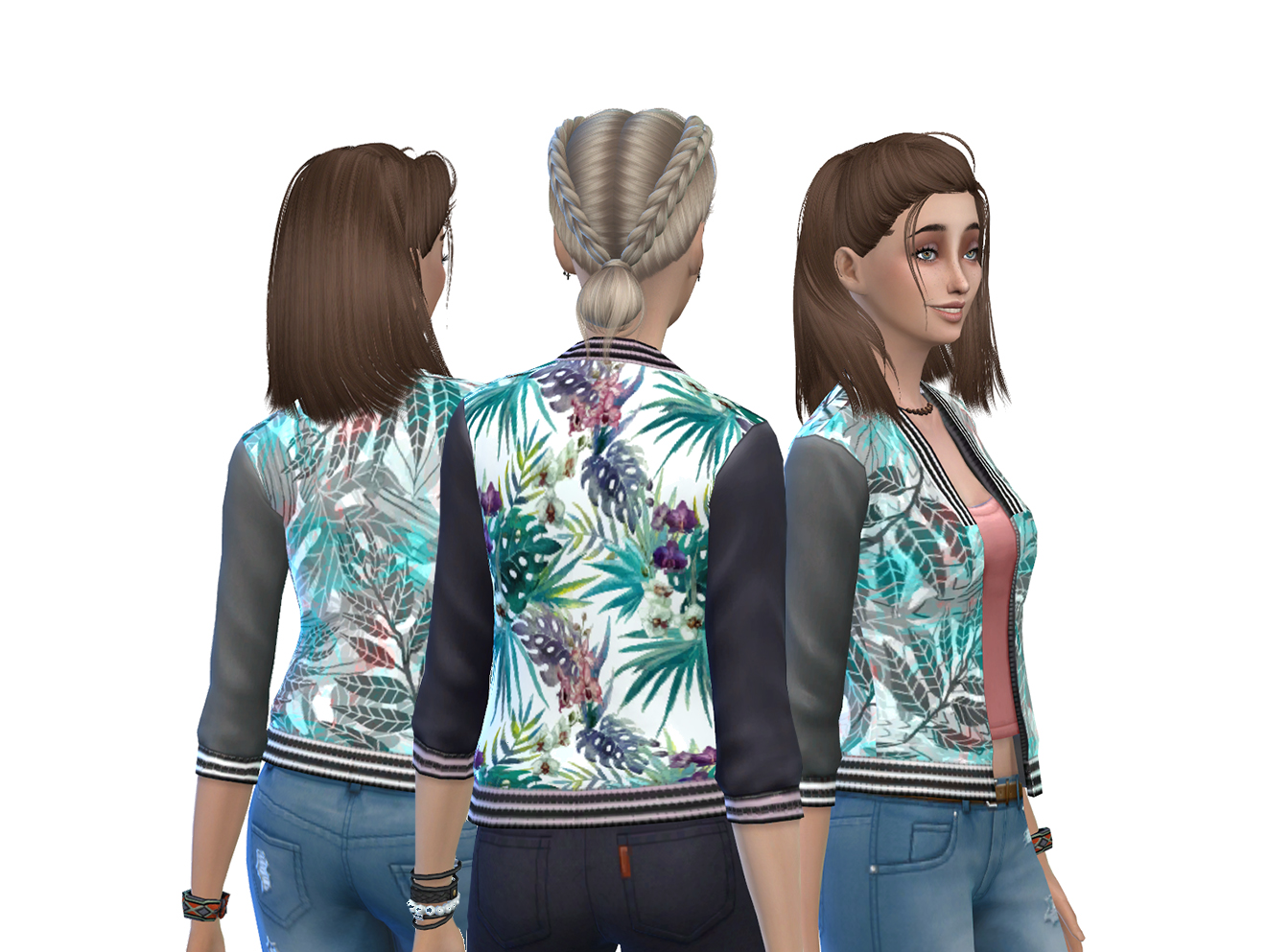 Mod The Sims - Tropical Bomber Jackets