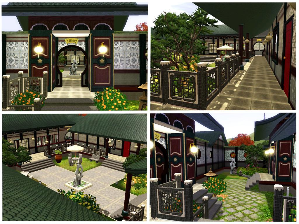 Mod The Sims - Chinese Courtyard House