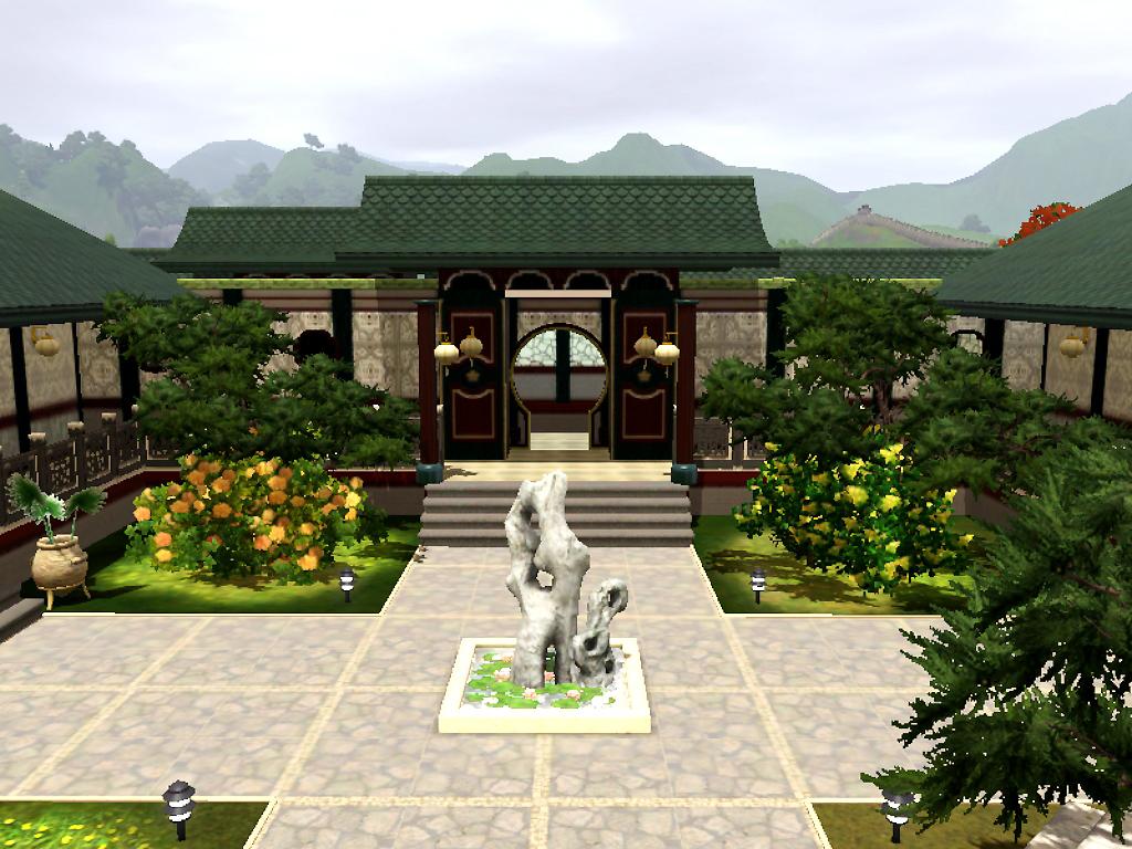 Mod The Sims - Chinese Courtyard House