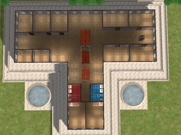 Mod The Sims - Large Dorm capable of holding 15 sims!