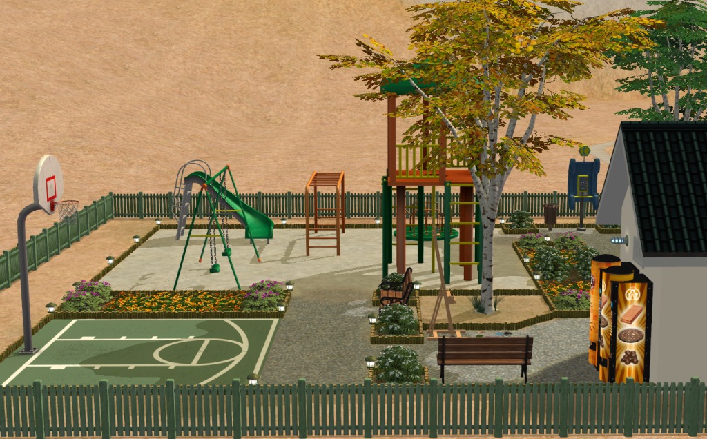 Mod The Sims - Pequeño Playground - Small CC Free Playground for Kids