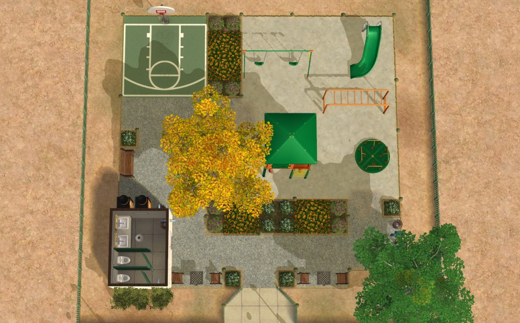 Mod The Sims - Pequeño Playground - Small CC Free Playground for Kids