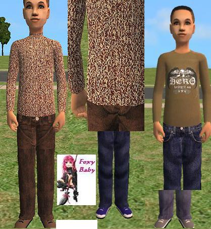 Mod The Sims - Clothes for the boys