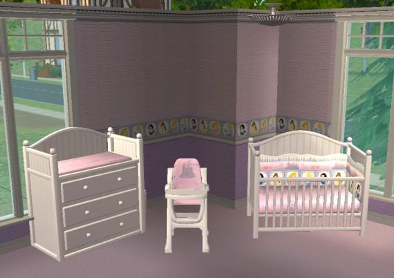 Mod The Sims - Fairytale Princess Nursery & Bedding Set