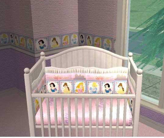 Mod The Sims - Fairytale Princess Nursery & Bedding Set