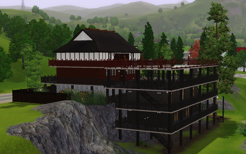 Mod The Sims - Japanese style tourist spot "Dojo 2"