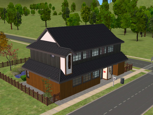 Mod The Sims - Japanese style home business house