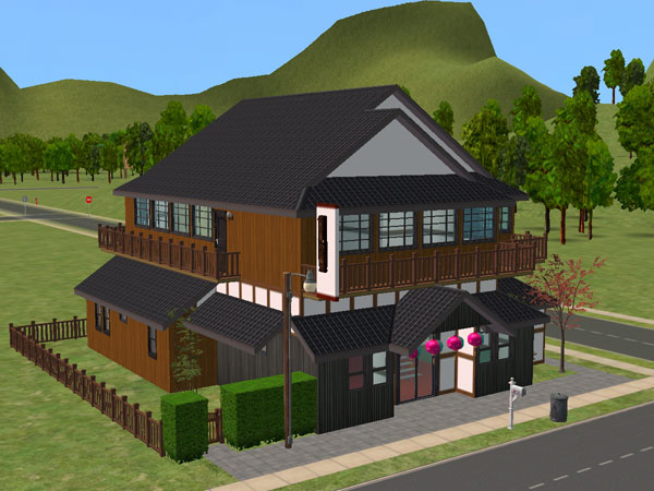 Mod The Sims - Japanese style home business house #2