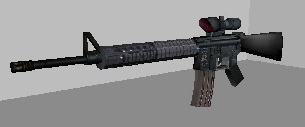 Mod The Sims - M16A4 with ACOG Scope
