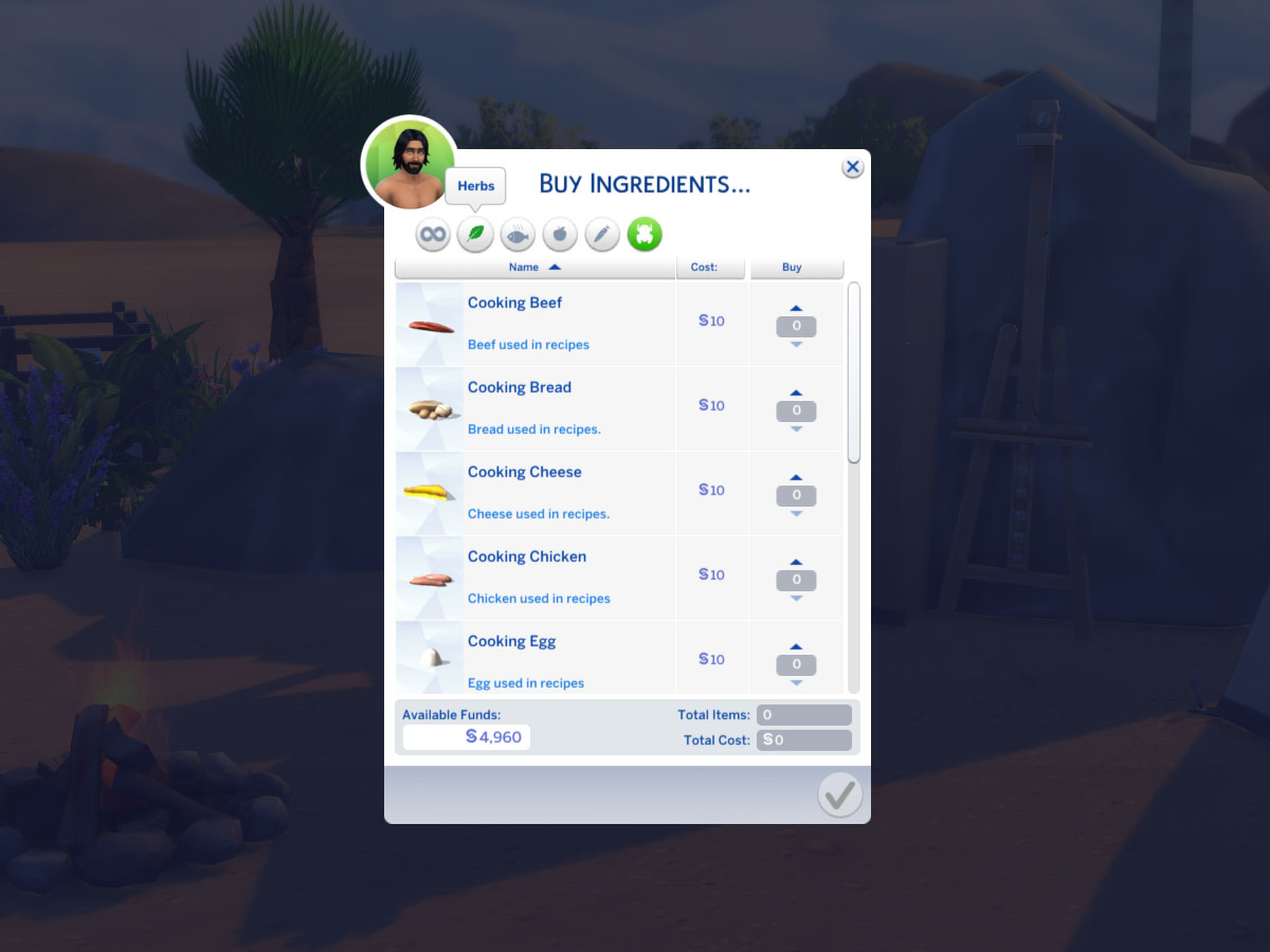 Mod The Sims - GrayCurse's Cooking & Ingredients Overhaul