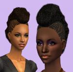 Mod The Sims - Nouk - FroHawk for ladies of all ages (smaller textures)