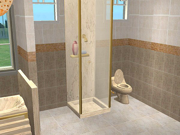 Mod The Sims - Eris3000's Luxurious Glass Shower Collection One
