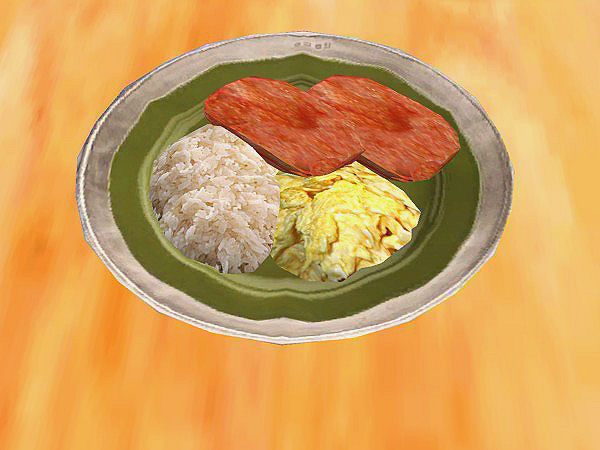 Mod The Sims - ~Requested~ Spam & Rice! 3 Course Meal!
