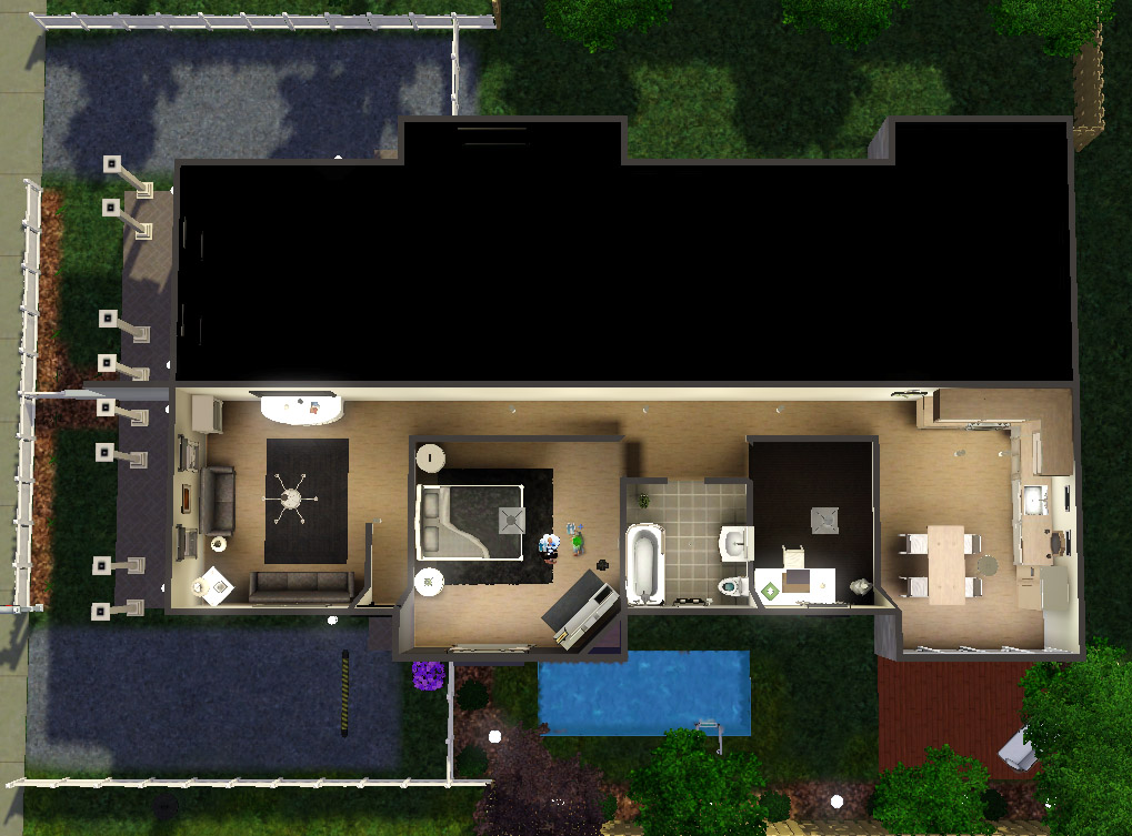 Mod The Sims - La Cità ~Conjoined City cottage