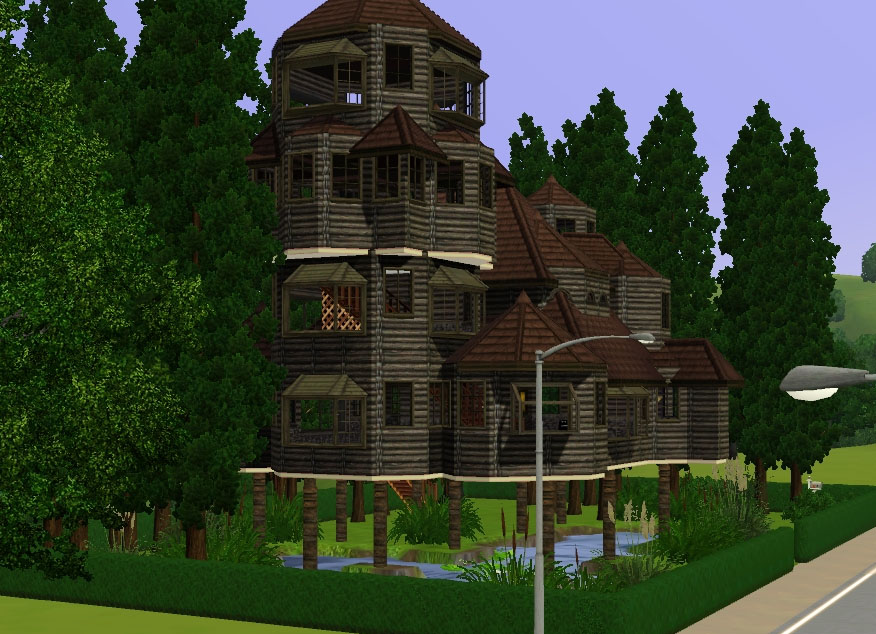 Mod The Sims - Wooden Dream -Tree House with no cc-