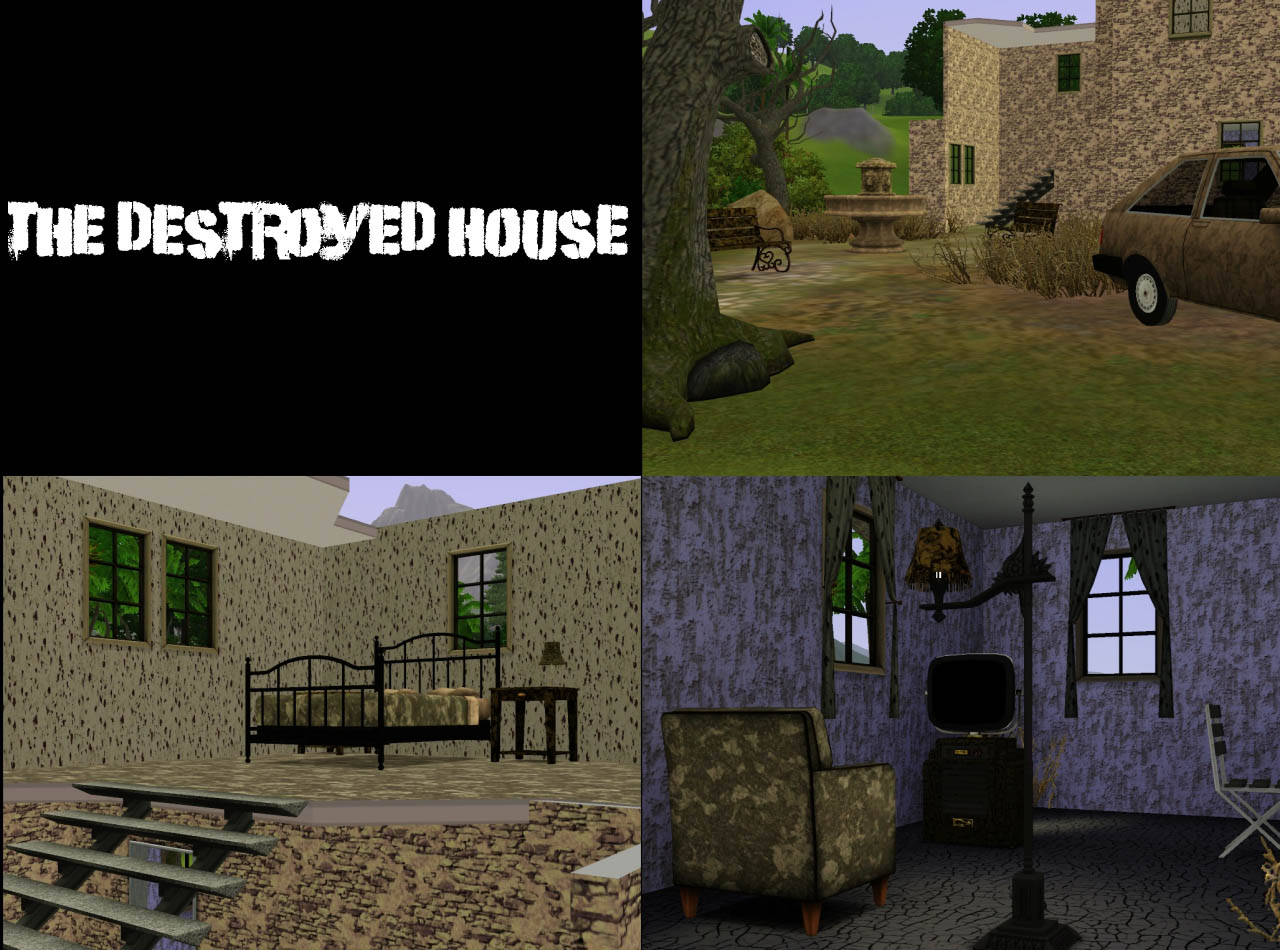 Mod The Sims - Dark Apocalypse -2 post-apocalyptic lots-