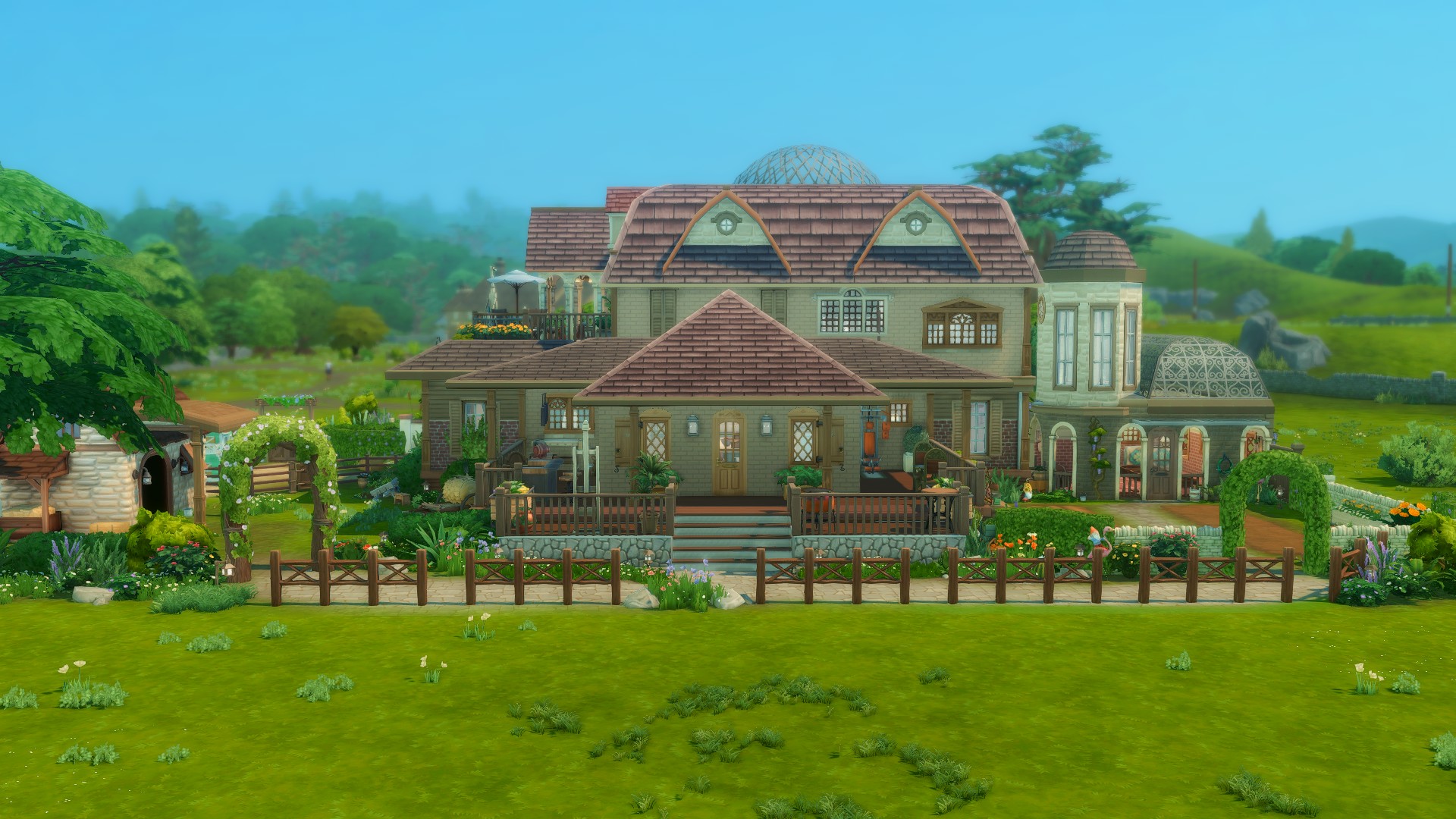Mod The Sims - Family Farm House - Cottage Living [No CC] Residential
