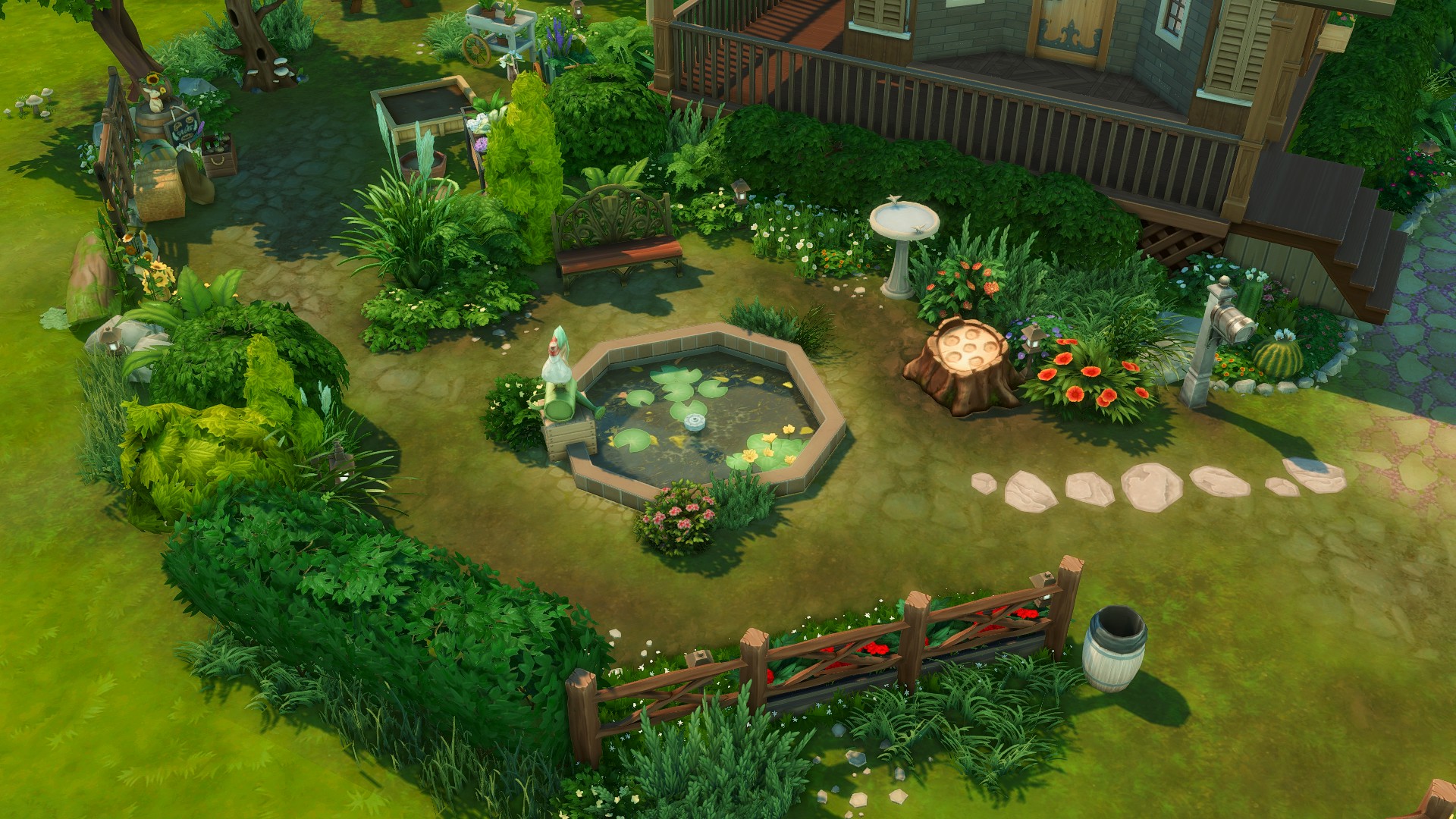 Mod The Sims - Family Farm House - Cottage Living [No CC] Residential