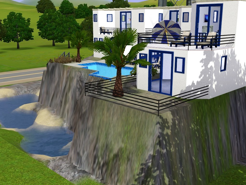 Mod The Sims - Project Greek Houses:Cyclades Villa