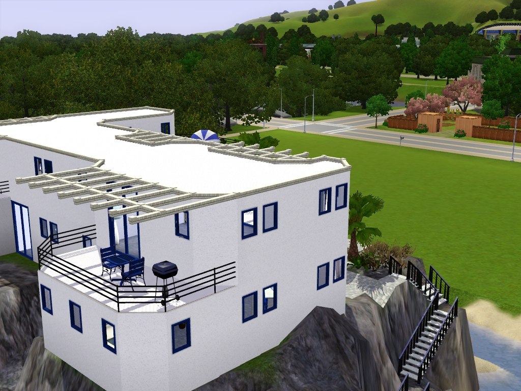Mod The Sims - Project Greek Houses:Cyclades Villa