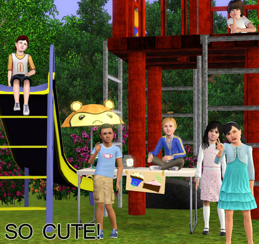 Mod The Sims - Cute Kid Pose Pack - For your wee little models ...