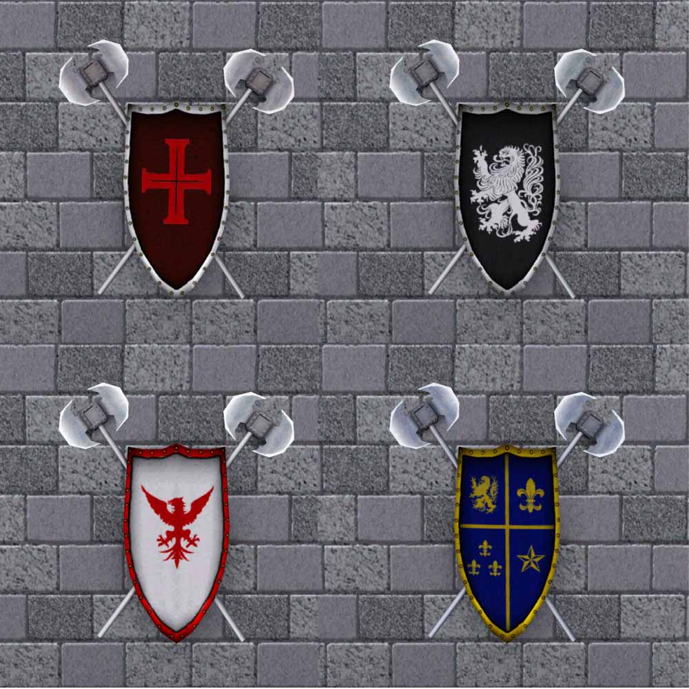 Mod The Sims - Medieval Decorative Shield