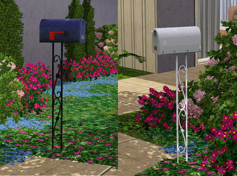 Mod The Sims - Bradford and Pedestal Mailboxes