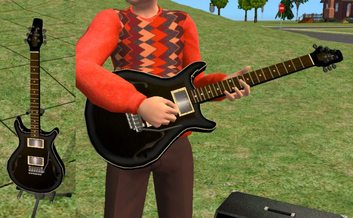 Mod The Sims - Various Guitar/Bass Recolours (PRS/Fenders)