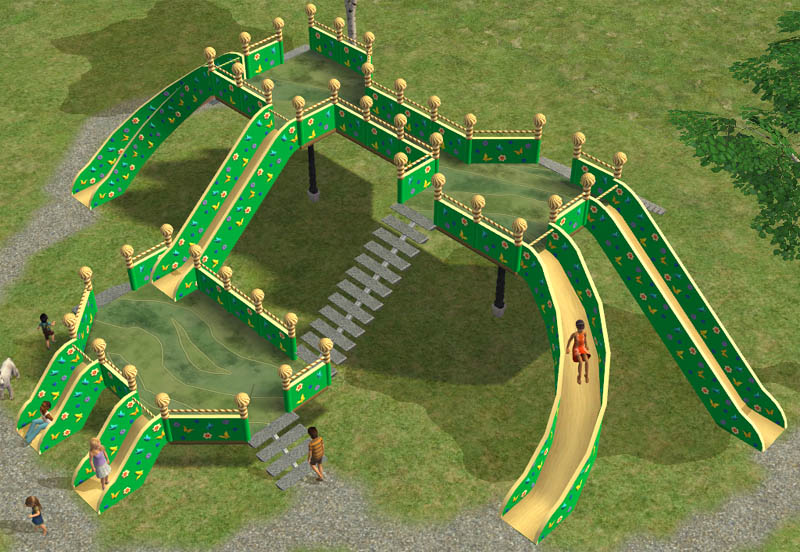 Mod The Sims - Build-a-Playground: 5 hills for children and toddlers ...