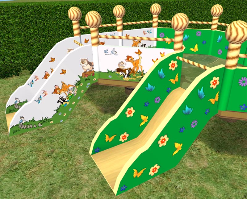 Mod The Sims - Build-a-Playground: 5 hills for children and toddlers ...