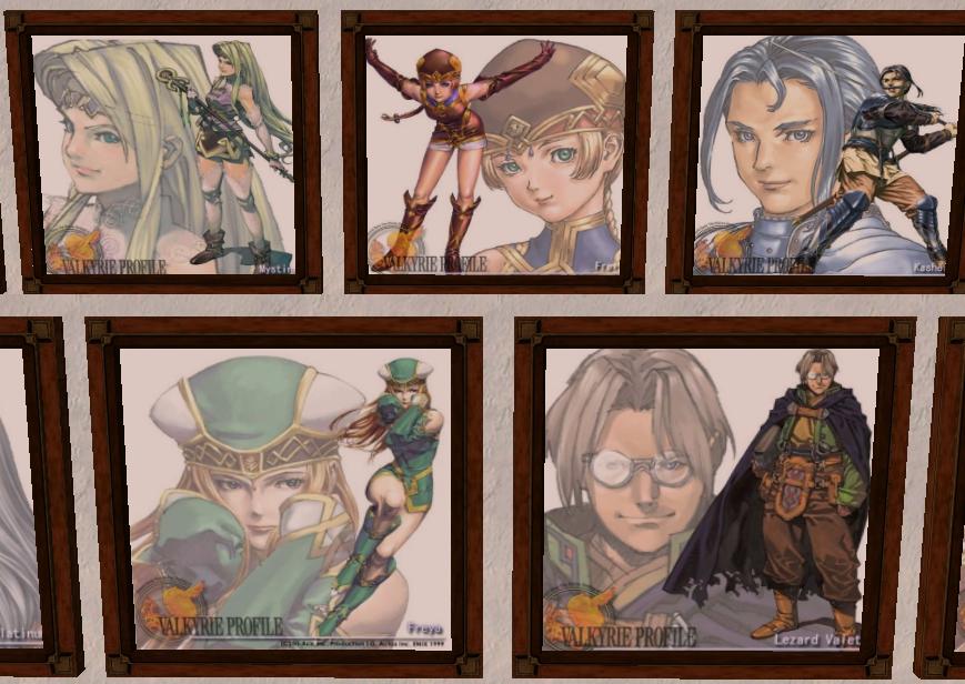 Mod The Sims - Set of 10 "Valkyrie Profile" Character Portraits